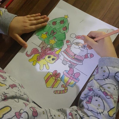 Happy Mermaids Coloring Pages Printable Coloring Page for - Etsy