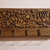 Handmade Wooden Key Holder, Key Rack, Wall Key Holder, Key Hanger ...