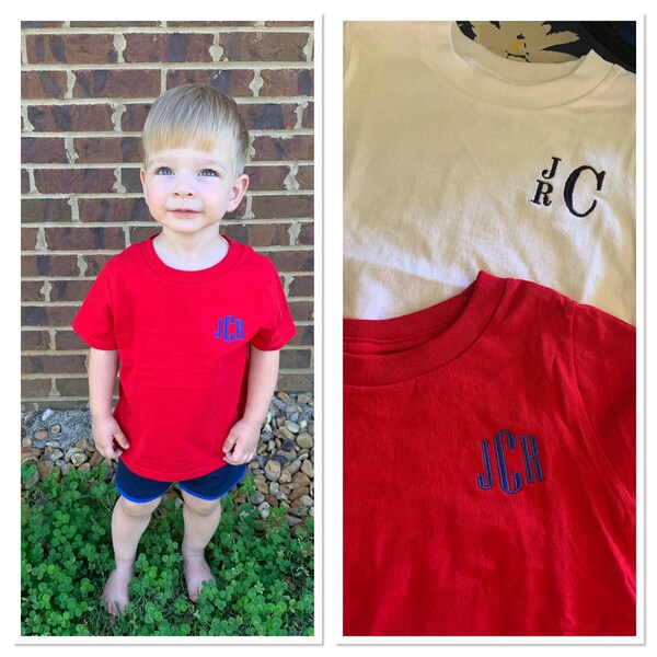 Infant Monogrammed Shirts, Monogrammed Shirts for Babies, Personalized ...
