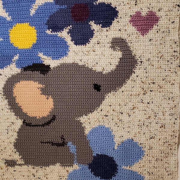 Horse Graphghan Crochet Pattern **digital Pattern Only** (no Physical ...