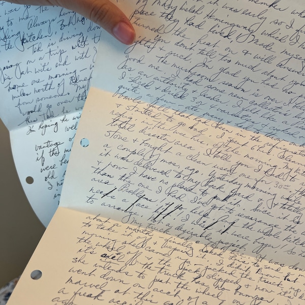 Vintage Letters- Personal Handwritten/typed Documents. Stamped ...