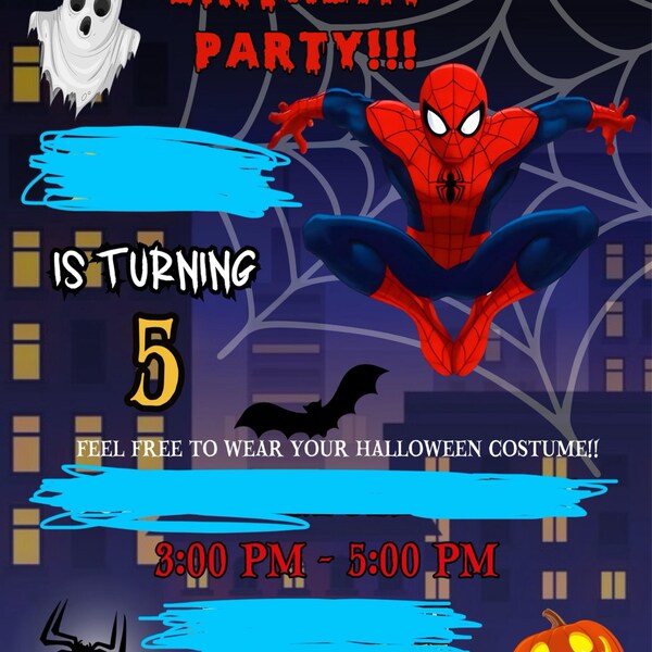 Personalized and Editable Venom Carnage Birthday Invitation | Venom ...