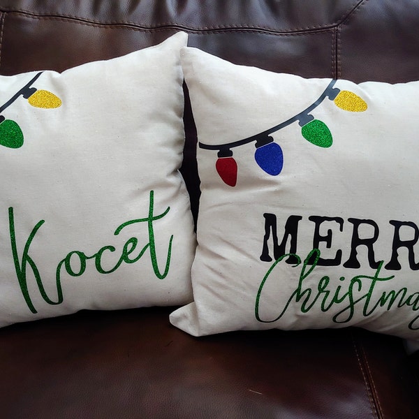 Custom Christmas Pillow Cover, Christmas Pillow, Design Your Own ...