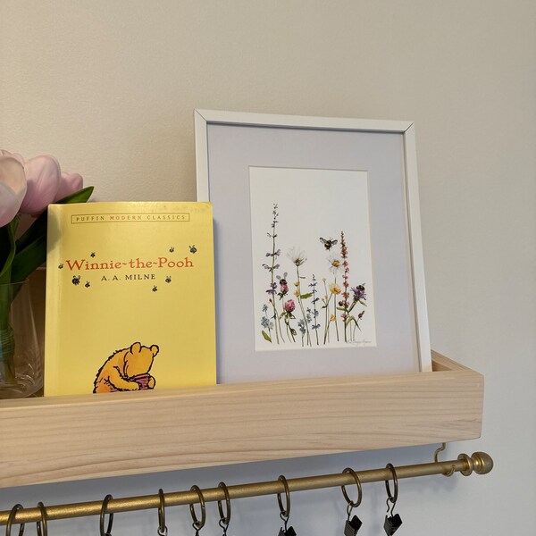 Bumble Bee Watercolor Art Print - Etsy