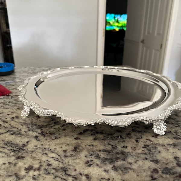 Silver Cake Stand, Wedding Cake Stand, Birthday Cake Stand, Martha ...