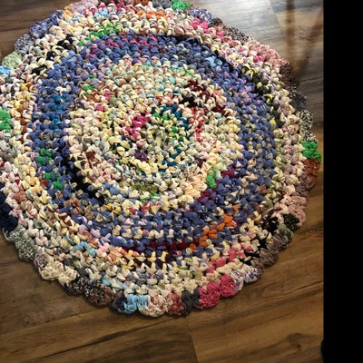 Braided Rug, PDF 8 Strand Braid-in Round Rag Rug Tutorial, DIY No Sew ...