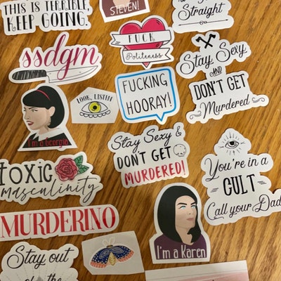 My Favorite Murder Sticker Pack / Pack of 10 / Die Cut / - Etsy