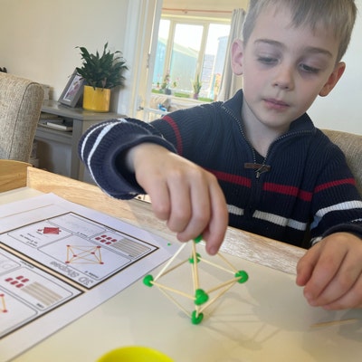 Toothpicks and Play Doh 3D Shapes Activity Game for Toddler Play Dough ...