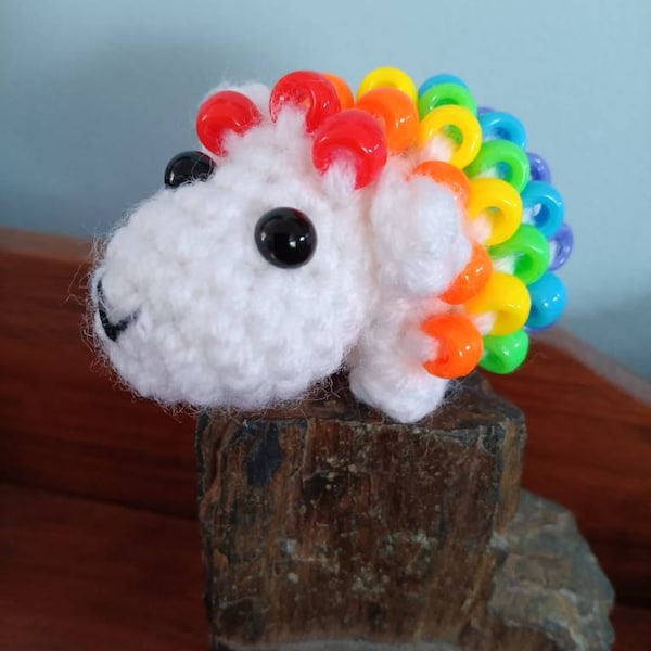 Beaded Fidget Sheep Crochet Pattern: Beginner Friendly, No Sew, Sensory ...