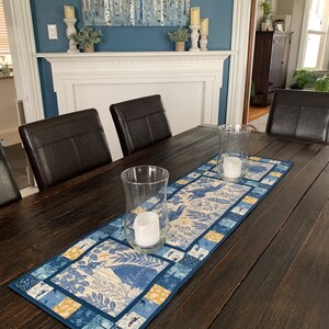 Floral Quilted Table Topper 19.5 Table Topper Summer - Etsy