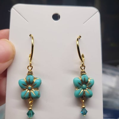 Black Genuine Leather Feather Earrings , Soft Flowy Leather, Long ...