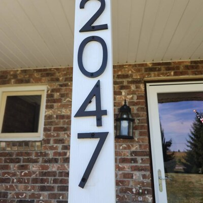 12 Inch Modern House Numbers Letters - Etsy