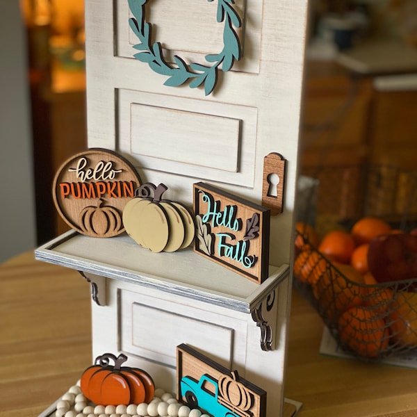 Vintage Door Tiered Tray Digital File - Tier Serving Chippy Tray ...