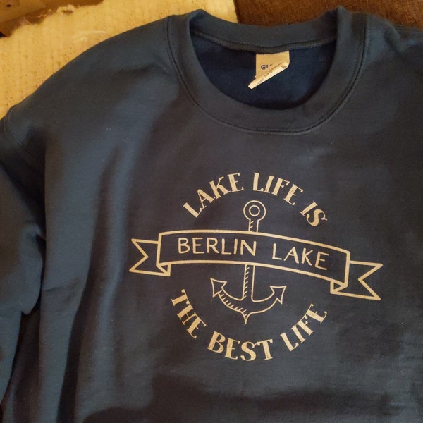 Custom Lake Shirt, Less Work More Lake, Personalized Lake Gifts, Lake ...