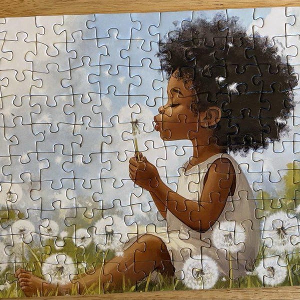 Jigsaw Puzzle for Adults - Vintage African American Art , Unique Home ...