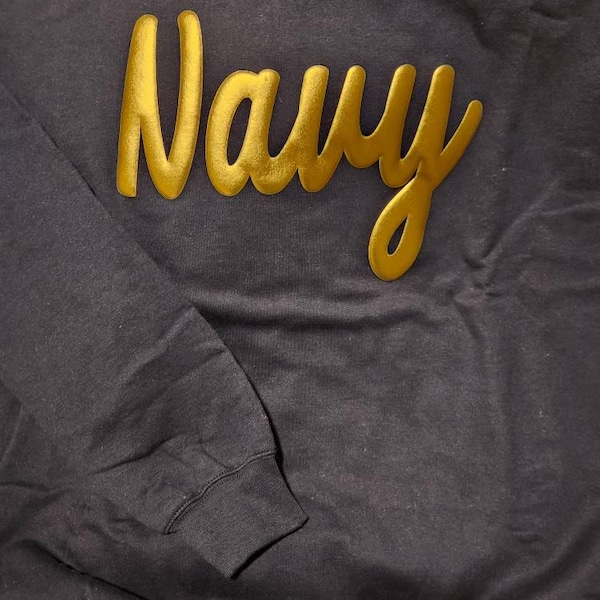 Custom Puff Print Team Name T-shirt, Personalized Puff Writing for ...