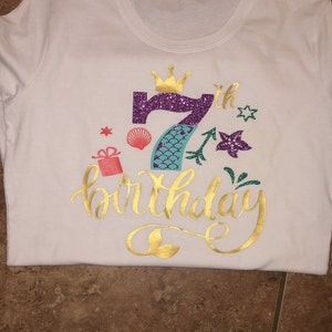 Mermaid Tail Number 7 SVG Dxf mermaid SVG Silhouette and - Etsy