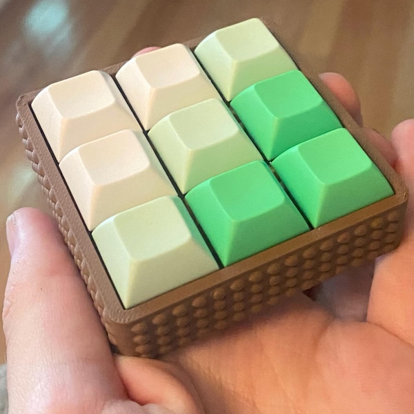 Retro Pixel Art Heart Clicky Mechanical Switch Fidget Toy W/ Adjustable ...