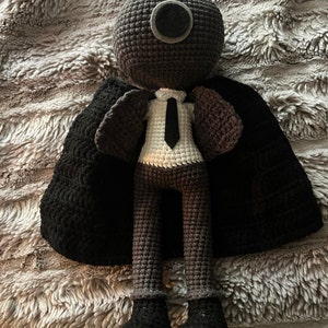 FNF True Expunged Plush, Custom FNF Crochet Doll - Etsy