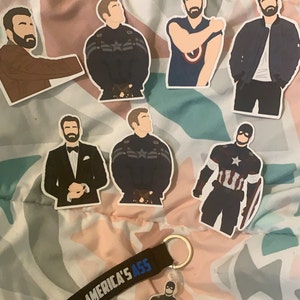 Chris Evans Sticker Pack - Etsy
