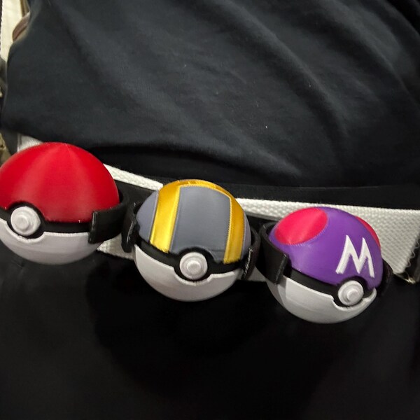 Pokeball Cosplay Prop With Belt Clip - Etsy