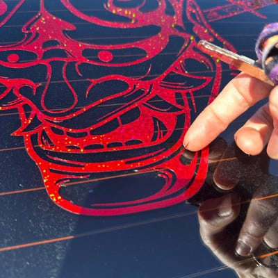 Blade of Fire Livery Left and Right Sides Custom Racing Decals Drift ...