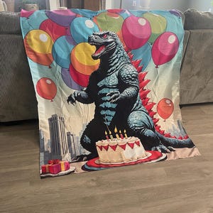 Fun Godzilla Birthday Decoration, Monster Birthday, Godzilla Party ...
