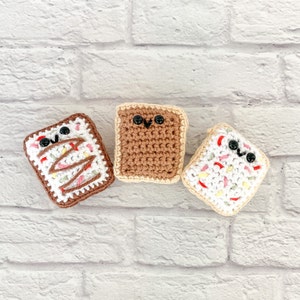 Toaster Pastry Keychain PDF Crochet Pattern - Etsy