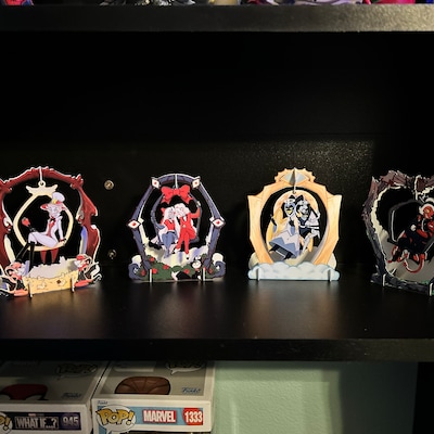 Moxxie & Millie Helluva Boss Paper Craft Standee - Etsy