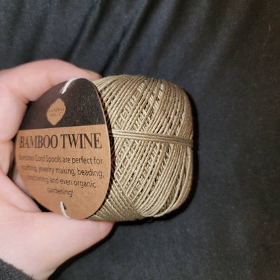 100% BAMBOO CORD BALL 100yards Full Roll polished Bamboo Cord ...