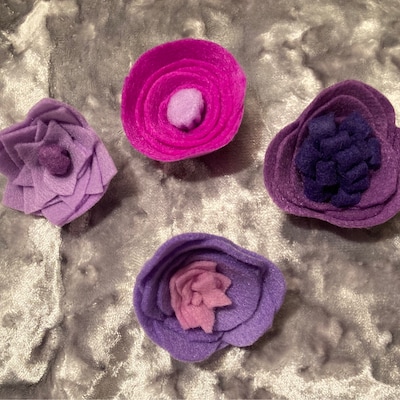 Felt Flowers Sewing Pattern PDF Download, Felt Plants, Garland ...