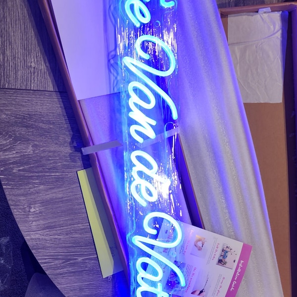 Custom Neon Wedding Aesthetic Decor, Light up Sign, Home Decor, Neon ...