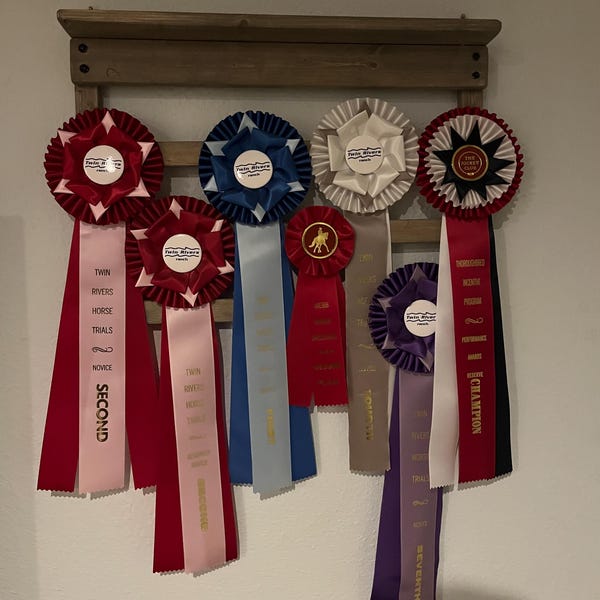 Wooden Award Display Racks: 24" for Dog Agility, Dog Sports, Equestrian ...