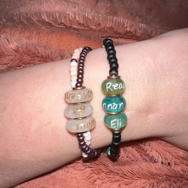 Custom Word Beads for Making Jewelry Unique Word Beads for Making ...