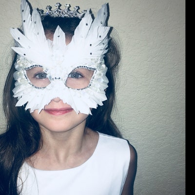 Belle, Beauty and the Beast Masquerade Ball, Handmade Paper-mache Mask ...