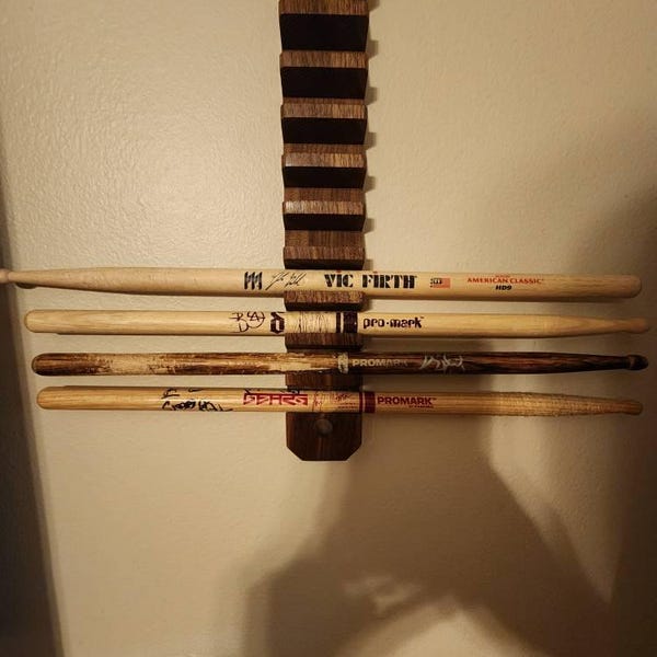 Drum Stick Wall Display - Etsy
