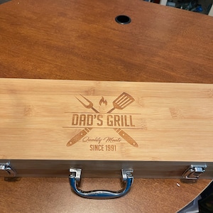 BBQ Set Custom Grill Set Personalized BBQ Set Grill Set - Etsy