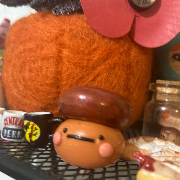 Handmade Polymer Clay Capybara Desk Friend Sculpture/art/polymer Clay ...