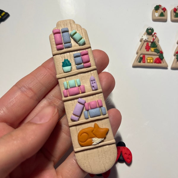 Bookshelf Decorations - Polymer Clay Tools - Earring Making - Jewellery ...