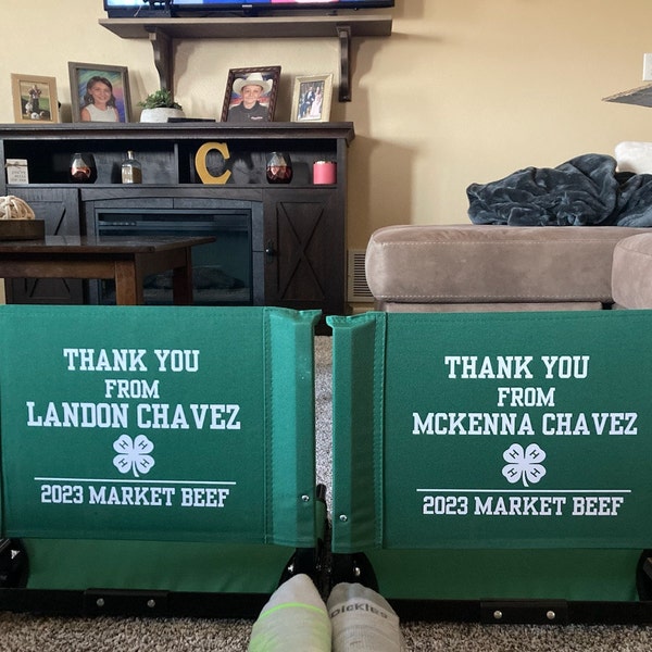 Custom Stadium Seats // School Team Mascot // Personalized // Bungee ...