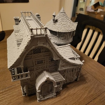 Dnd Roadside Inn Tavern Medieval Village City of Tarok Tabletop Scatter ...