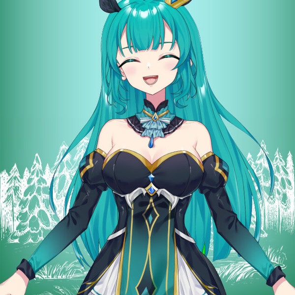 Custom Anime Vtuber Live2d Model | Character Design Commission - Etsy