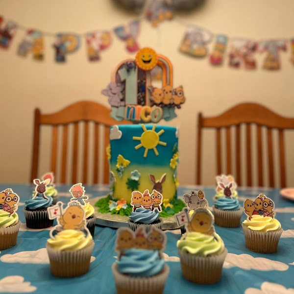 Cánticos Cake Topper, Pollitos Cake Topper,cánticos Party Theme ...