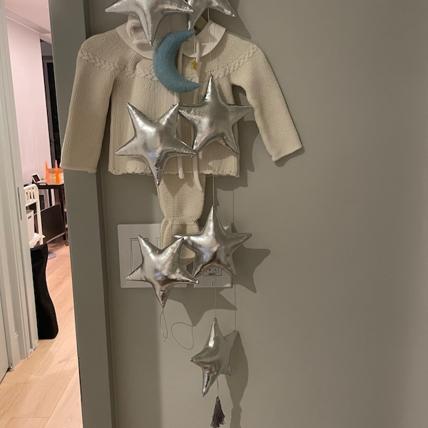 Vertical Star Banner, 7 Star Garland, Stars for Canopy,celing Garland ...