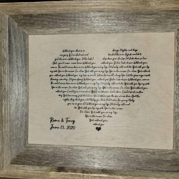 Engraved Poem, Personalized Poem in Wood, Handwritten Heirloom, Child's ...