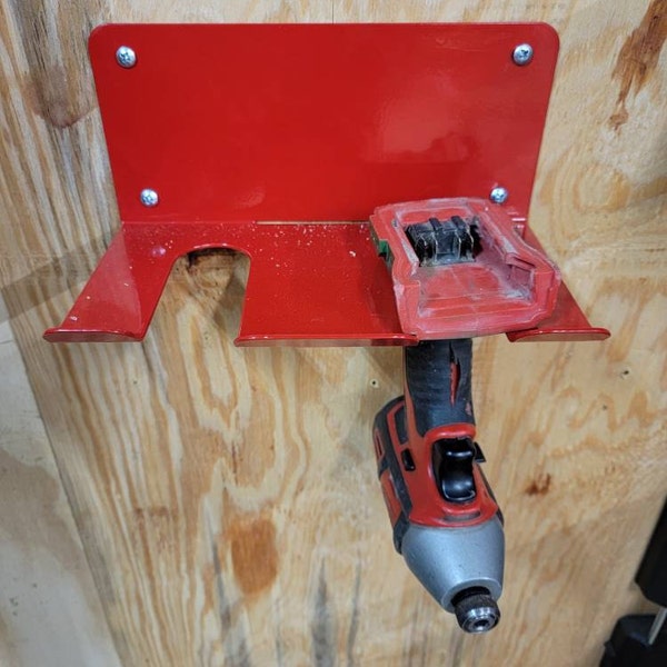 2 - Drill/impact Wall Mount Tool Holder - Etsy