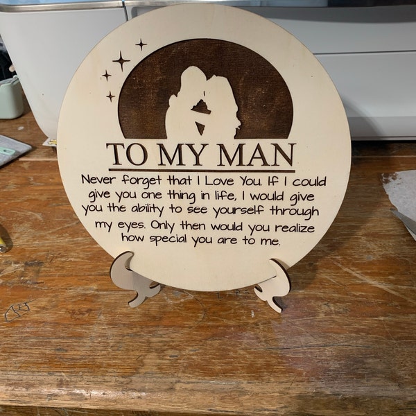 To My Man SVG Cut File, Instant Download, Husband SVG, Never Forget I ...