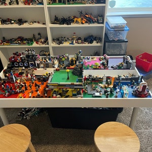 10 Baseplate Tall Large Building Bricks Table, Kids Building Blocks ...