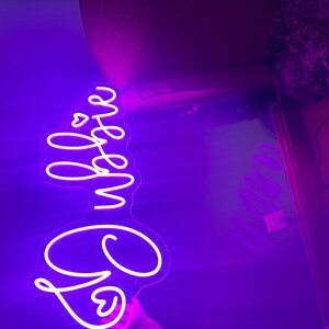Custom Name Neon Sign for Kids,neon Name Sign,nursery Name Sign,baby ...
