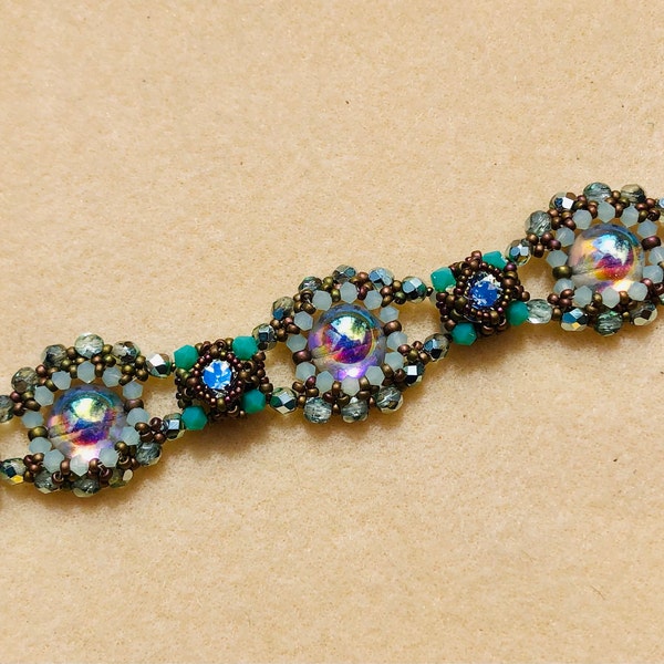 Pellet and Pip Beads Bracelet Tutorial Beading Pattern Catherine's ...